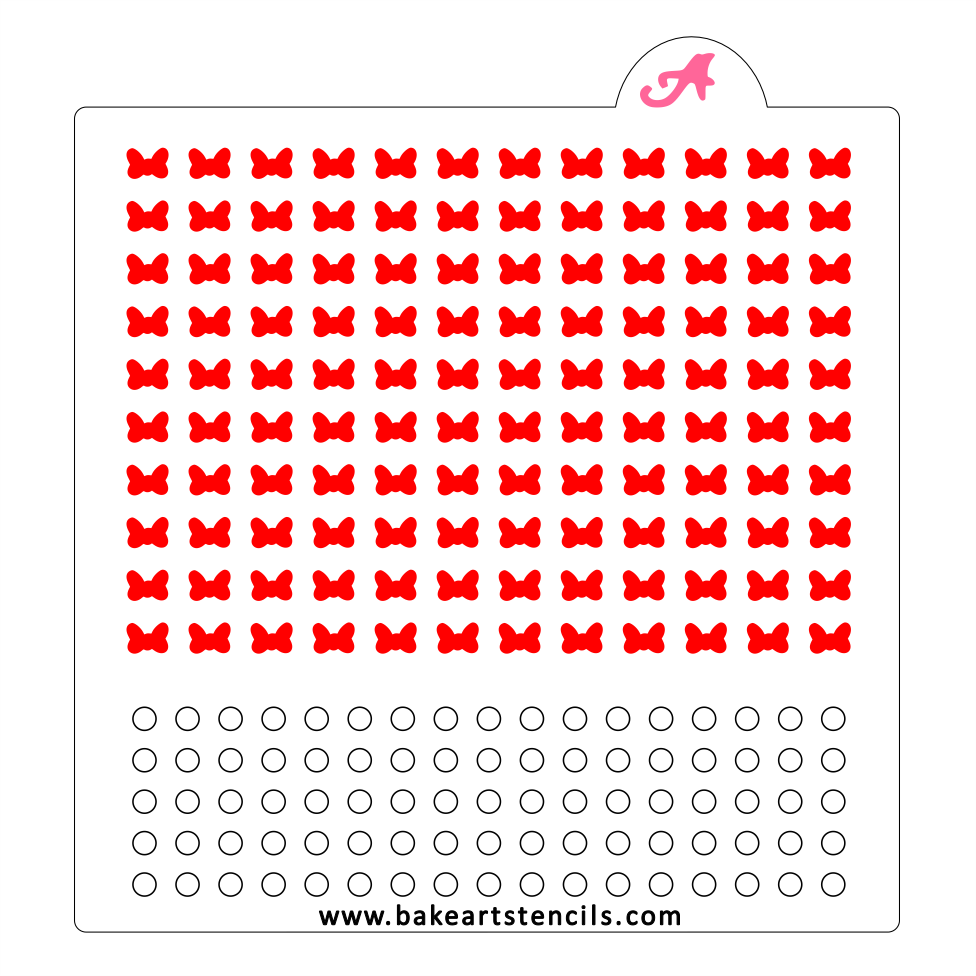 Party Themes Sprinkle Stencils - bakeartstencils