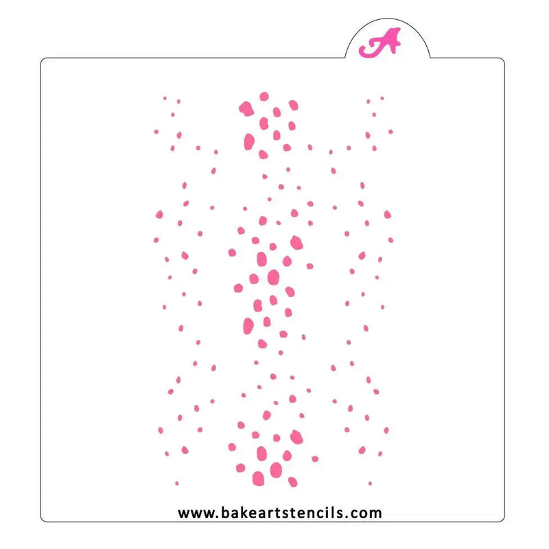 Fawn Deer Spots Cookie Stencil - bakeartstencils