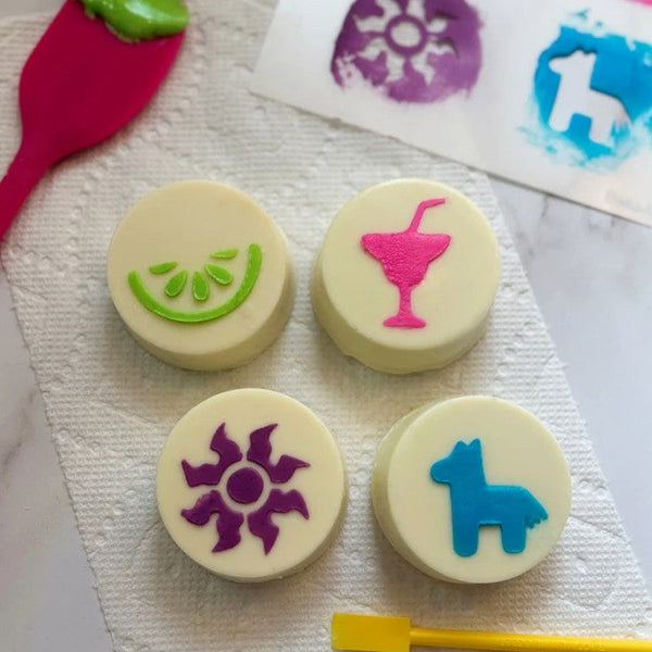 Fiesta Oreo Stencil | Cinco de Mayo Stencils - bakeartstencils