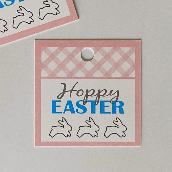 Hoppy Easter Printed Tags - bakeartstencils