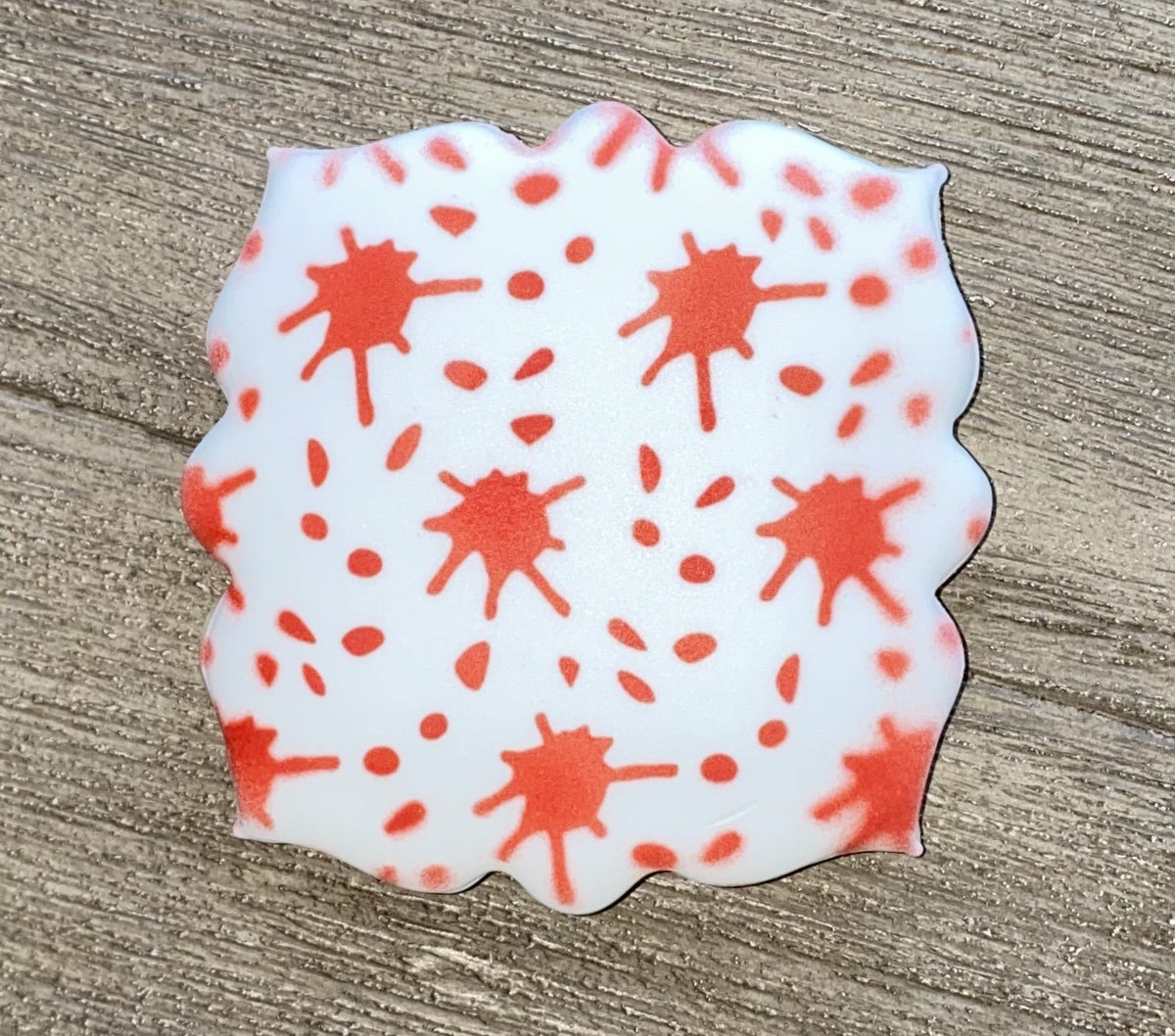 Blood Splatter Stencil - bakeartstencils