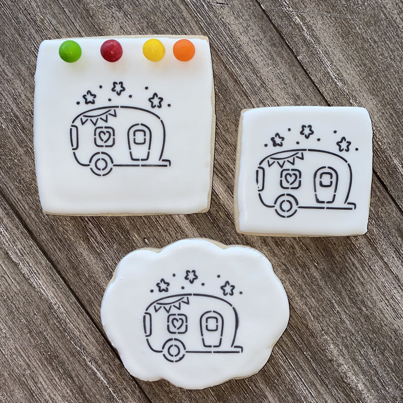 Summer PYO Stencils - bakeartstencils