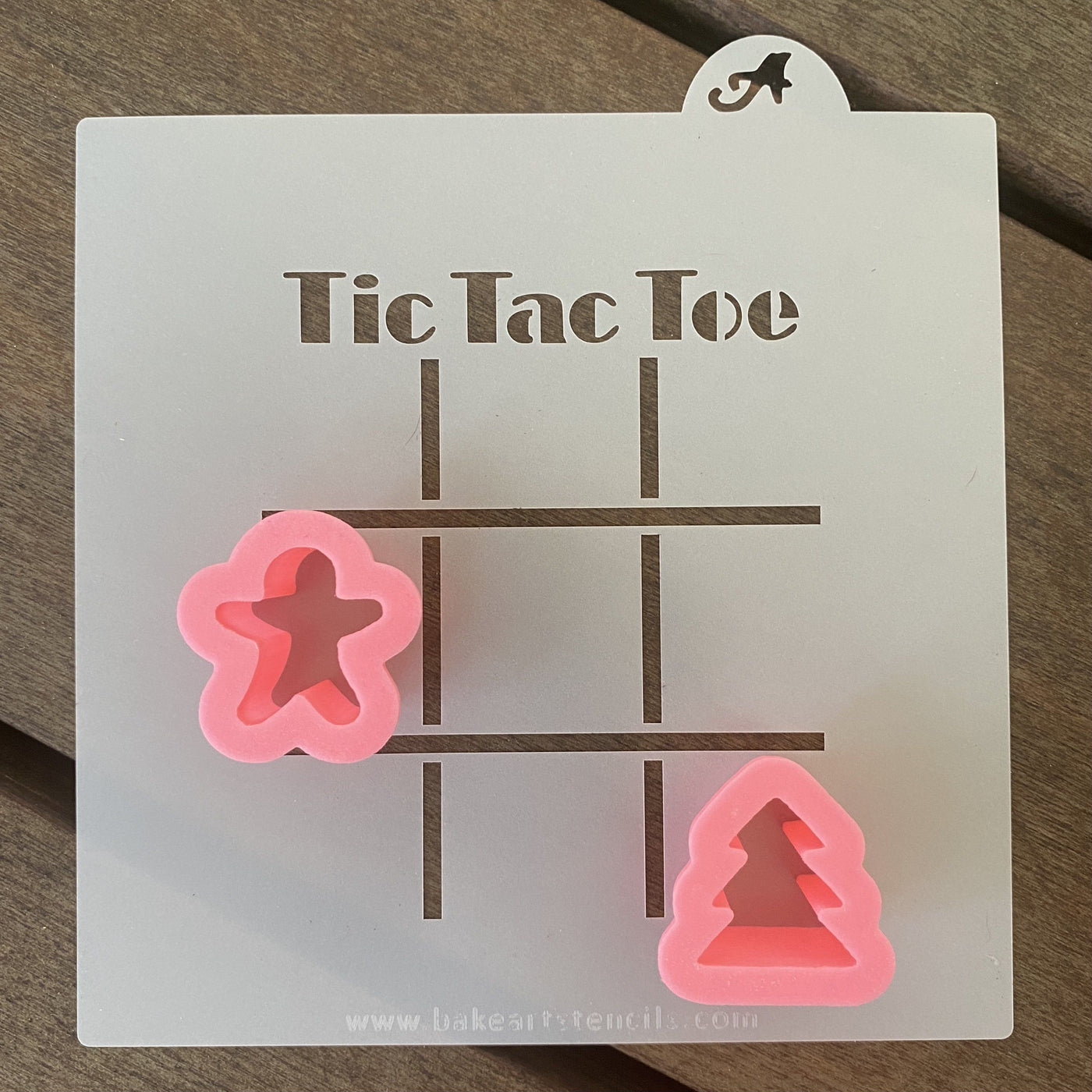 Tic Tac Toe Cookie Cutters - bakeartstencils