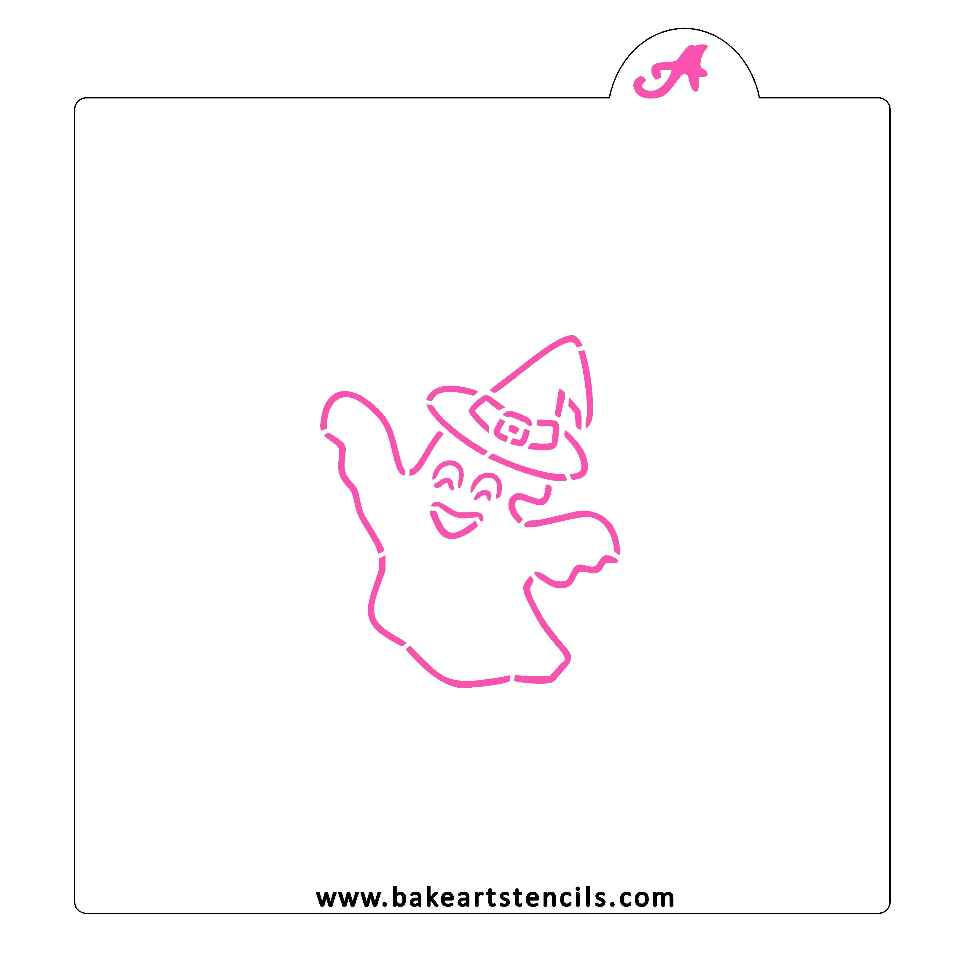 Ghost Stencils Halloween PYO Cookie Stencil Little Ghost JN00120