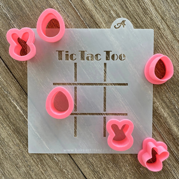 Easter Tic Tac Toe Set - bakeartstencils