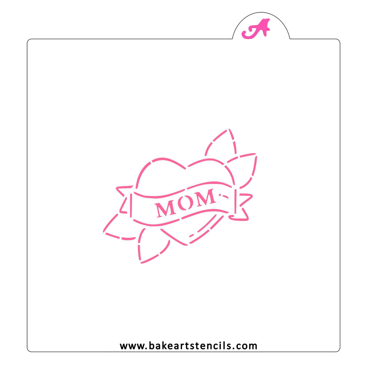 Mom Tattoo Pyo Stencil Mothers Day Stencil Bakeartstencils