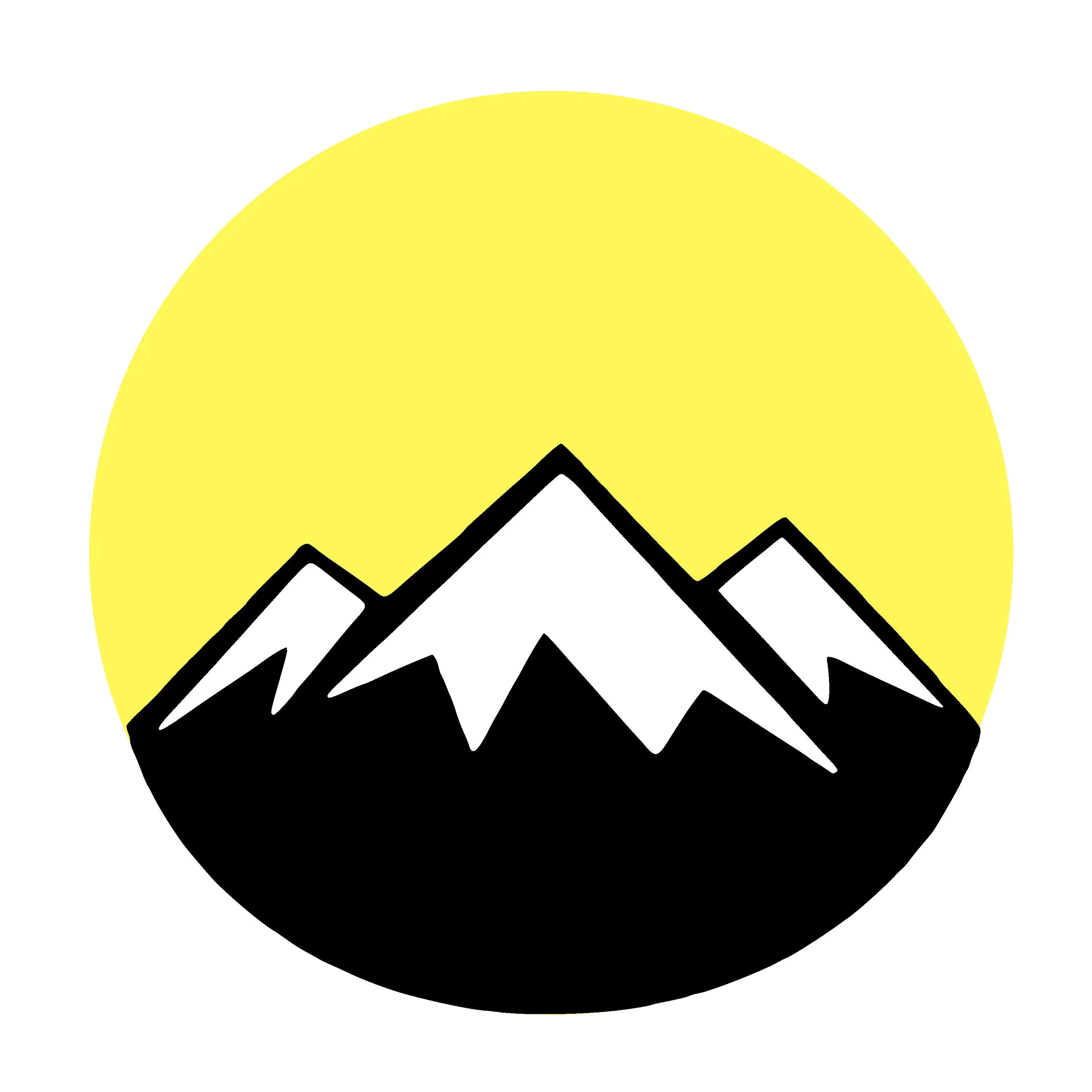 Mountain View Cookie Stencil - bakeartstencils