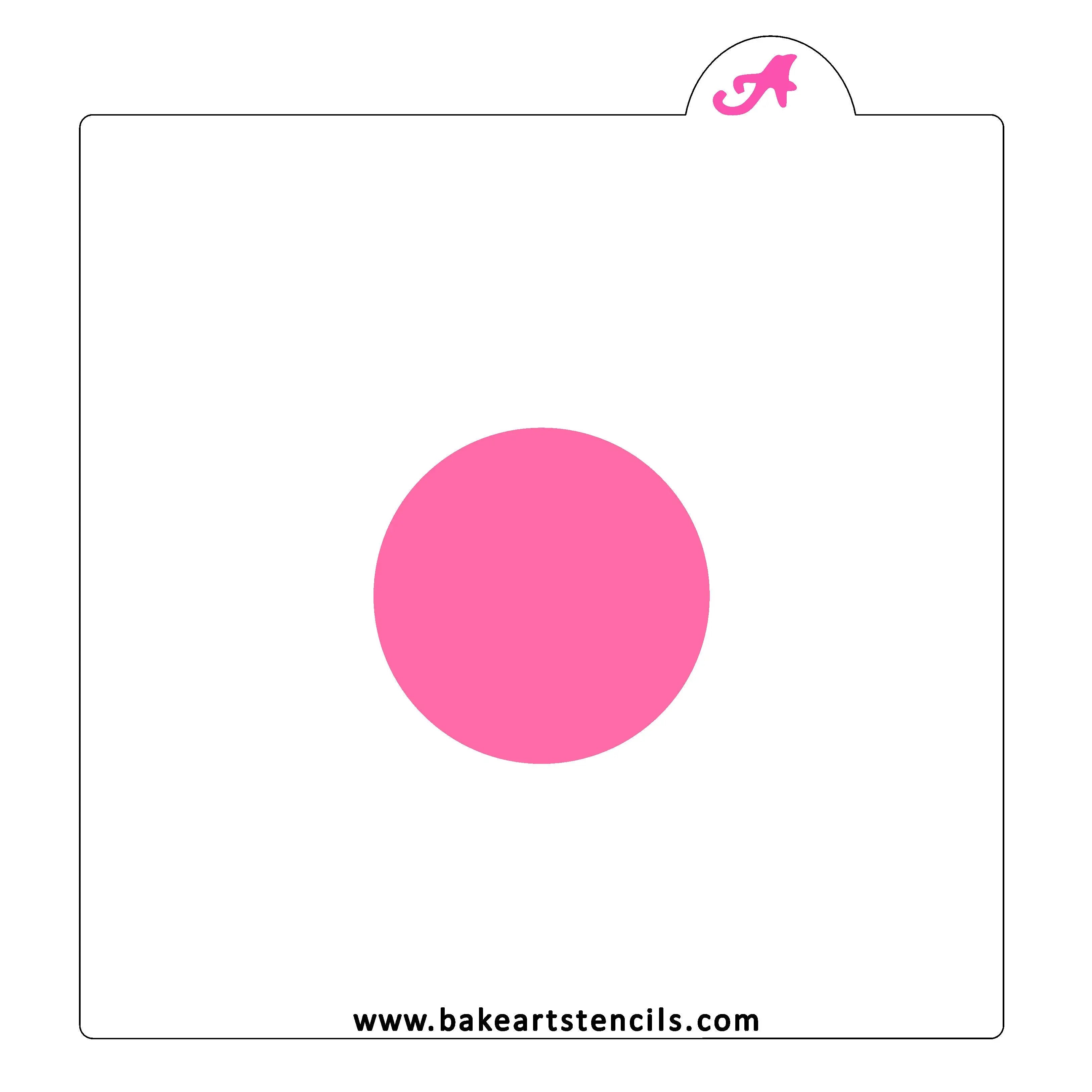 Oreo Blocker Stencil - bakeartstencils