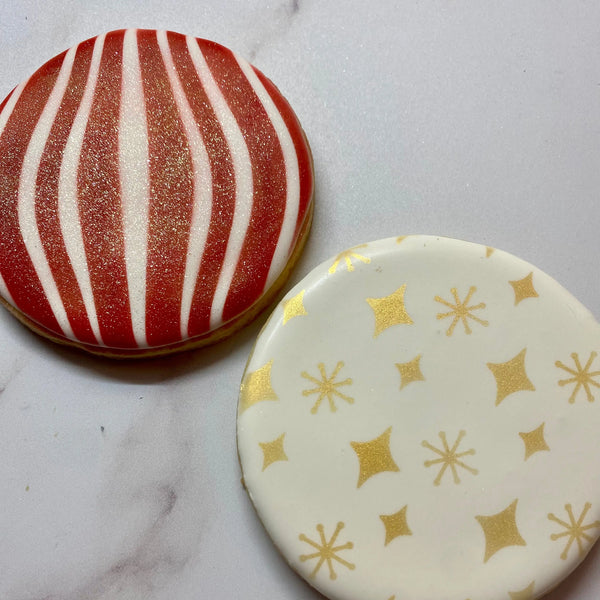 Ornament Lines Cookie Stencil | Gartys Goodies Cookie Stencil ...
