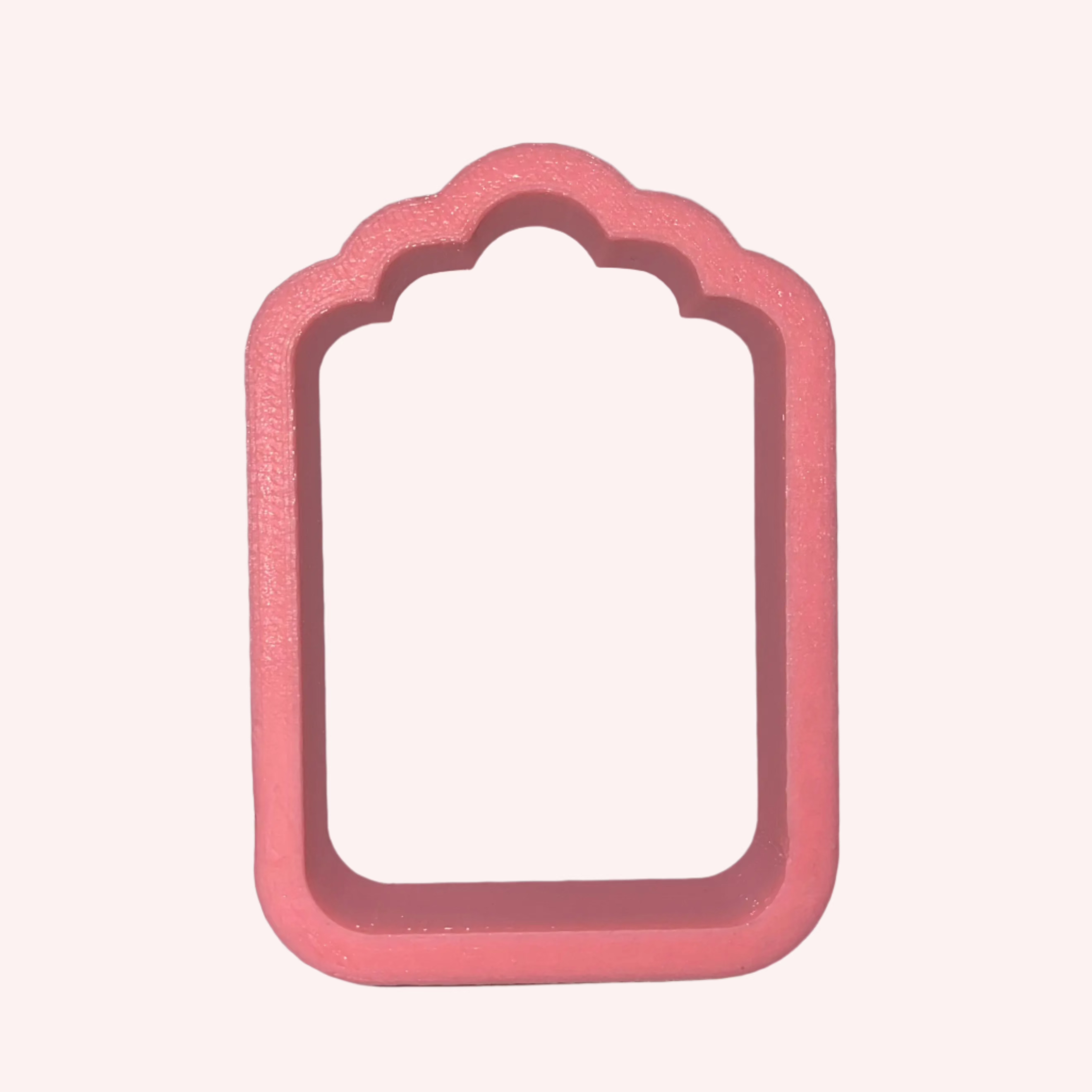 Ruffled Tag Cookie Cutter - bakeartstencils