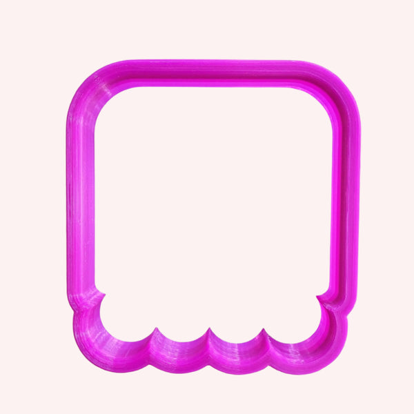 Square PYO Cookie Cutter - bakeartstencils