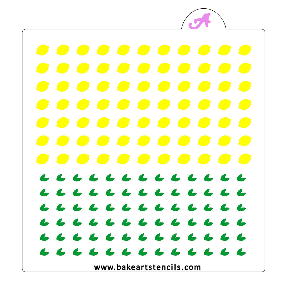 Summer Sprinkle Stencils - bakeartstencils