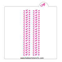 Tire Tracks Cookie Stencil | Cars Cookie Stencil - bakeartstencils