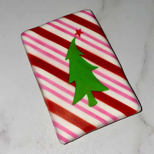 Whimsy Trees Cookie Stencil | Christmas Cookie Stencil - bakeartstencils
